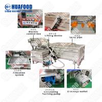 China Restaurant water bubble vegetable washing machine with a bubble generating device for sale