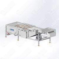 China Multi-Function Cube Commercial Shock Absorber Potatoes Apple Washing Machine for sale