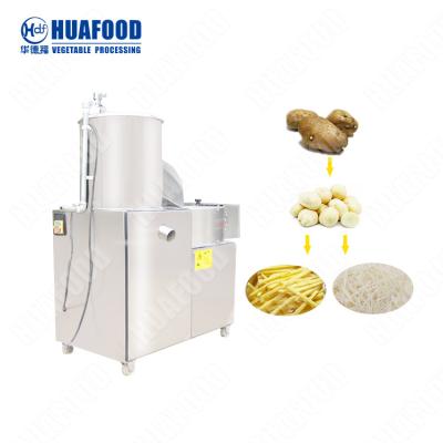 China cassava peeler and chipper machine Diesel cassava chips slicer peeling cutting machine for sale