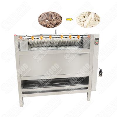 China Hot Sale Industrial Root Vegetables Peeling Machine Root Vegetable Washing Machine With Low Price for sale
