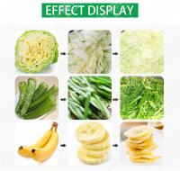 China Commercial Automatic Lettuce Shredder Kitchen Leafy Vegetable Shredding Machine for sale