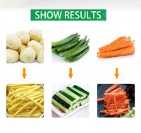 China Automatic cucumber processing machine / factory price potato finger chips machine for sale