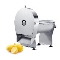 China Full automatic stainless steel lemon slicing machine for sale