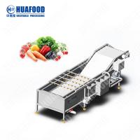 China Professional Bubble Cleaning Machine Fruit Washing Processing Line With Ce Certificate for sale