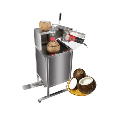 China Food Safe Coconut Shell Breaker Opener Tool Kit for Meat Removal with Hammer and Stainless Steel Scraper for sale
