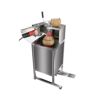 China Food Safe Coconut Shell Breaker Opener Tool Kit for Meat Removal with Hammer and Stainless Steel Scraper for sale