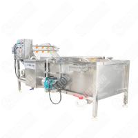 China Heavy Duty Vegetable Bubble Washing Machine Australia for sale