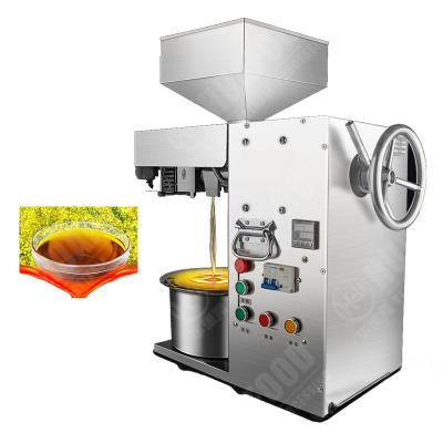 China Most Popular Household Sesame Coconut Hot And Cold Small Olive Oil Press Machine Price Cold Mini Oil Press Machine for sale