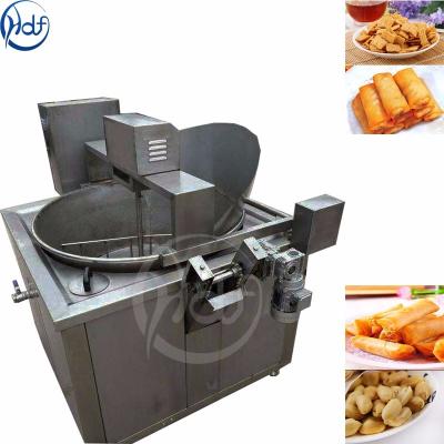 China Automatic Gas Electric Deep Fryer Potato Chips Onion Deep Frying Machine for sale