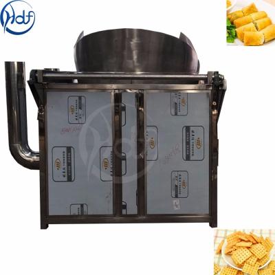 China Automatic Gas Electric Deep Fryer Potato Chips Onion Deep Frying Machine for sale
