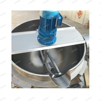 China Boiler Machine Sugar Syrup Jacket Kettle For Tomato Sauce Peanut Butter for sale