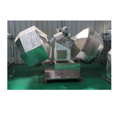 China Automatic Snack Food Mixer Flavored Nuts Drum Flavoring Seasoning Machine for sale