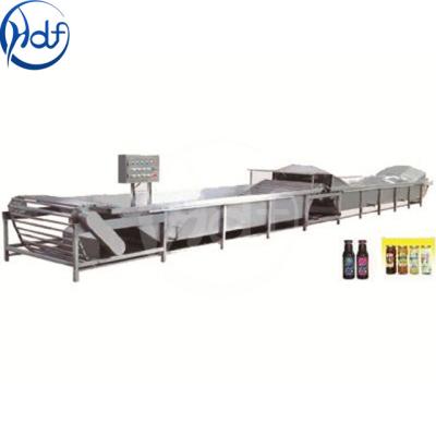 China Factory direct selling roller pasteurization line tin bottle roller pasteurizer for sale
