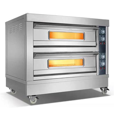 China Baking Oven Commercial 2 Deck 4 Tray Bread Oven Bakery Equipment For Sale Philippines for sale