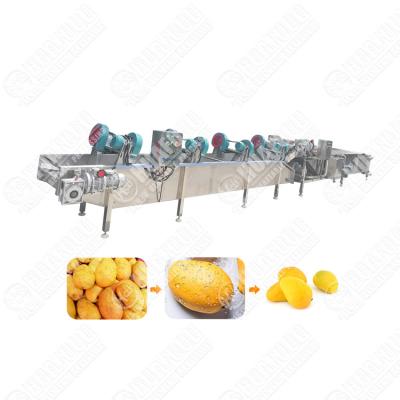 China Direct Factory Pickled Ginger Washing And Cutting Machine Process Line With Packing Machine And Dewater Machine for sale