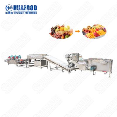 China Easy Operation Industry Ultrasonic Fruit Processing Line Mushroom Washing for sale