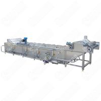 China Central kitchen solutions automatic IQF cabbage sweet corn wash blanch line fruit vegetable processing machine for sale