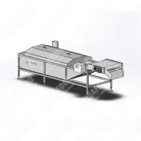 China Central kitchen solutions automatic IQF cabbage sweet corn wash blanch line fruit vegetable processing machine for sale