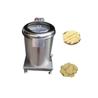 China stainless large capacity centrifugal dewatering machine for white daikon fruits vegetable swing dehydrator for sale