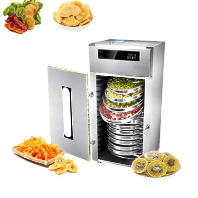 China 220V 110V Large Capacity Fruit Dryer Fish Food Electricity Dryer Stainless Steel 16 Layers Pet Food Dryer for sale