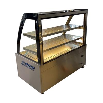 China Standard and customized aluminium with led light glass display showcase for sale