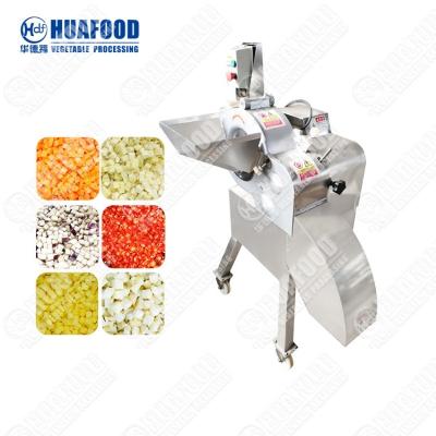 China Mini Pumpkin Electric Commercial Dice Making Machine Onion Tomato Vegetable Cucumber Chopping Dicing Machine For Garlic for sale