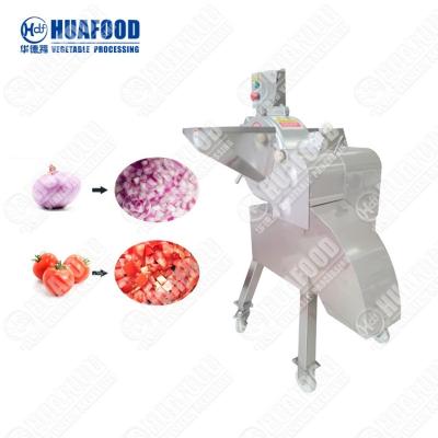 China Mini Pumpkin Electric Commercial Dice Making Machine Onion Tomato Vegetable Cucumber Chopping Dicing Machine For Garlic for sale