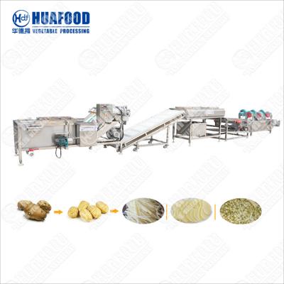 China Professional Potato Cleaning Line Leafy Vegetables Lettuce Processing Line With Low Price for sale