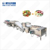 China High-Accuracy Vegetable Bubble Washing Machine Salad Vegetable Processing Line With High Quality for sale