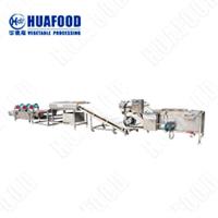 China Fruit and vegetable washing cleaning/waxing/drying/sorting machine line for sale