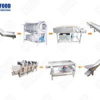 China Bubble water fruit vegetable washing leafy vegetable washer vegetable cleaning machine for sale