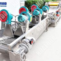 China High quality fruit and vegetable washing processing line root leaf vegetable washing machine line for sale