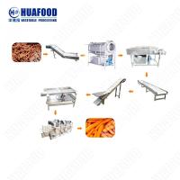 China Automatic Vegetable Fruit Processing Line Fruit And Vegetable Washing Packing Process Line for sale