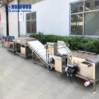 China Leaf And Fruit Vegetables Processing Line Vegetable Bubble Washing Machine for sale