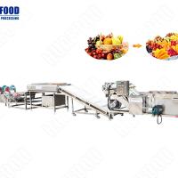 China Root vegetable washing peeling drying processing line for sale