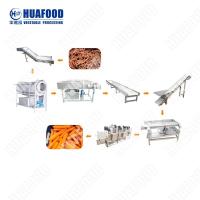 China industrial vegetable and fruit processing machine vegetable washing processing line for sale