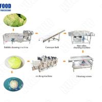 China 500KG/H Vegetable Processing Line Cooling Drying Dehumidity Line for sale