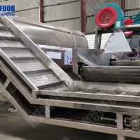 China Fruit Vegetable Washing Machine Eggplant Potato Processing And Packing Line for sale