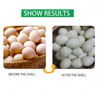 China hard chicken egg peeling machine/Duck egg shell machine with low price for sale