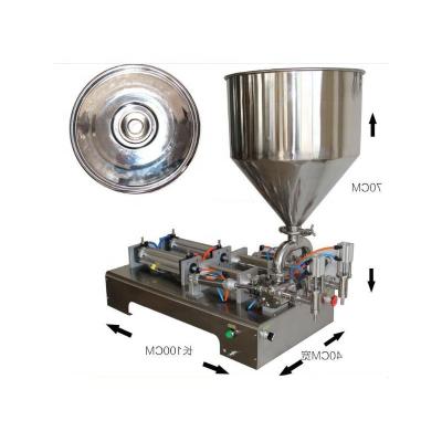 China Automatic Jam Sauce Cream Paste Food Rotor Pump Filling Machine For High Viscous Paste Dosing Filler capper label sticker for sale