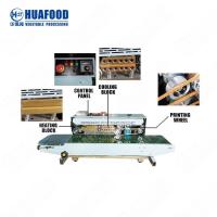 China Automatic Continuous Sealing Machine With Date Printer Horizontal/Vertical Plastic Bags Sealer for sale