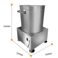 China Automatic Continuous Potato Chips Leafy vegetable Cabbage Lettuce Dryer Dewatering Machine Dehydrator for sale