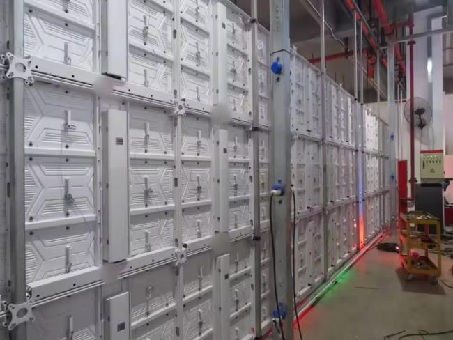 Close-up view of Gsurface-IV LED modules