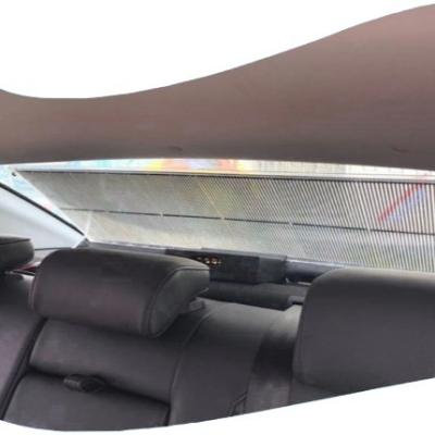 China V140° View Angle High Transparent Advertising LED Display For Taxi Car Bus Rear Window for sale