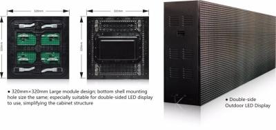 China Advertising Publish Double LED Media Facade Waterproof Outdoor LED Video Wall for sale