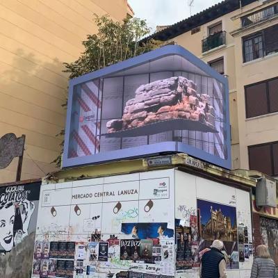 China Network Control Large Outdoor LED Video Wall With P10 Rgb LED Module for sale