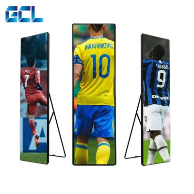China Alta taxa de atualização 1920Hz LED Display Poster Móvel Com 2,5mm Pitch Pixel for sale