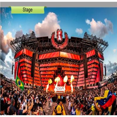 China Customizable Flexible Stage LED Video Wall Event LED Screen Display for sale
