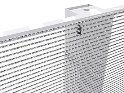 Cina Professionale vetro esterno P3.9 trasparente schermo a LED per la pubblicità in vendita