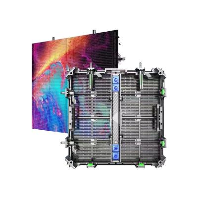 Китай Gmesh-R 500*500mm P3.9 наружная прозрачная светодиодная дисплейная завеса с светодиодным видеомашем продается